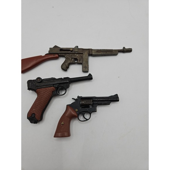 Toys | Marx Tommy Gun Thompson Machine Gun 6 9mm Luger Revolver ...